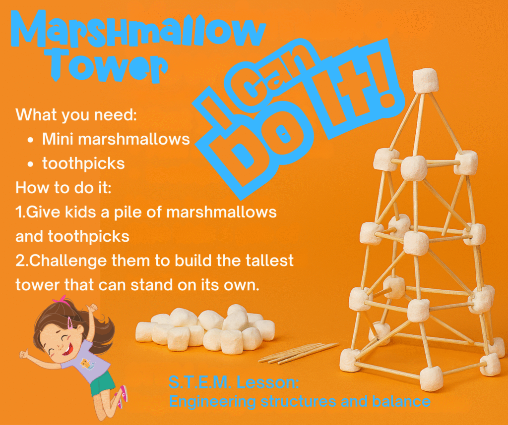 Epic Marshmallow Tower Challenge for Kids Who Love Building and Eating ...